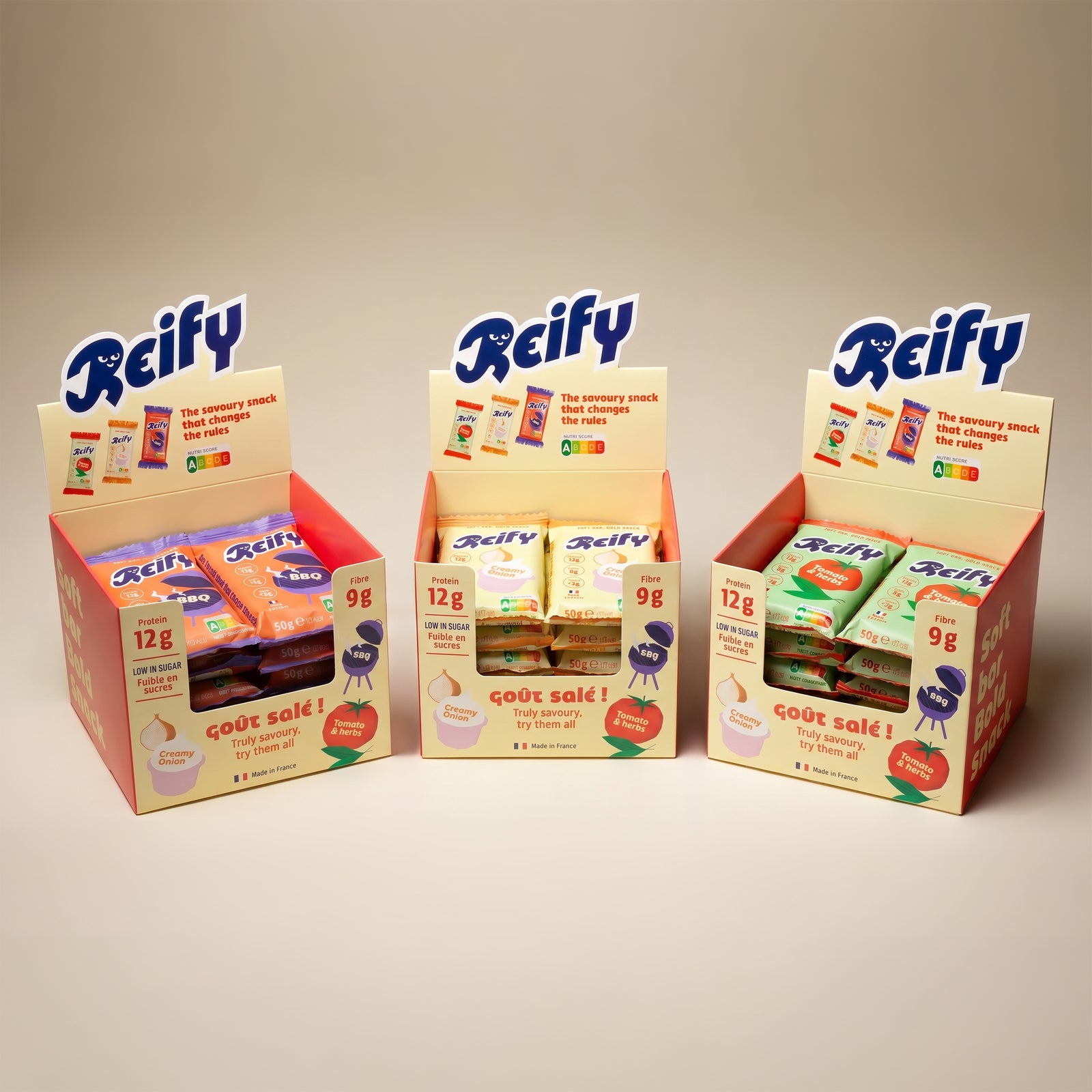Reify Nutrition | Le snack protéiné salé qui change les règles